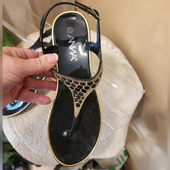 Anna | Shoes | Nwtanna Sandals Luxury Lucking Size75 | Poshmark